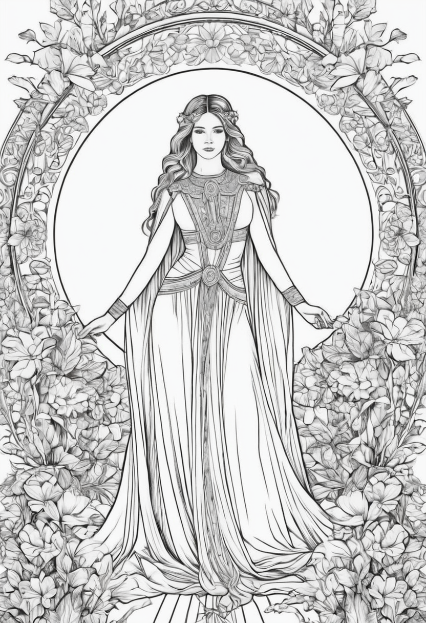 Aesthetic Coloring Page – Color My Pages