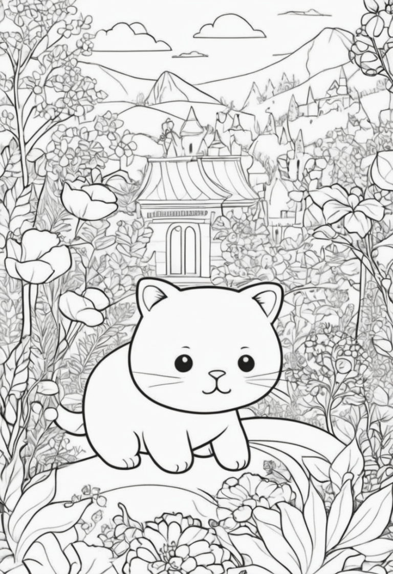 Cute Coloring Page – Color My Pages