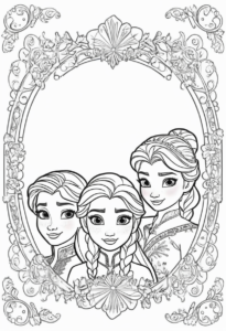 Frozen Characters – Color My Pages
