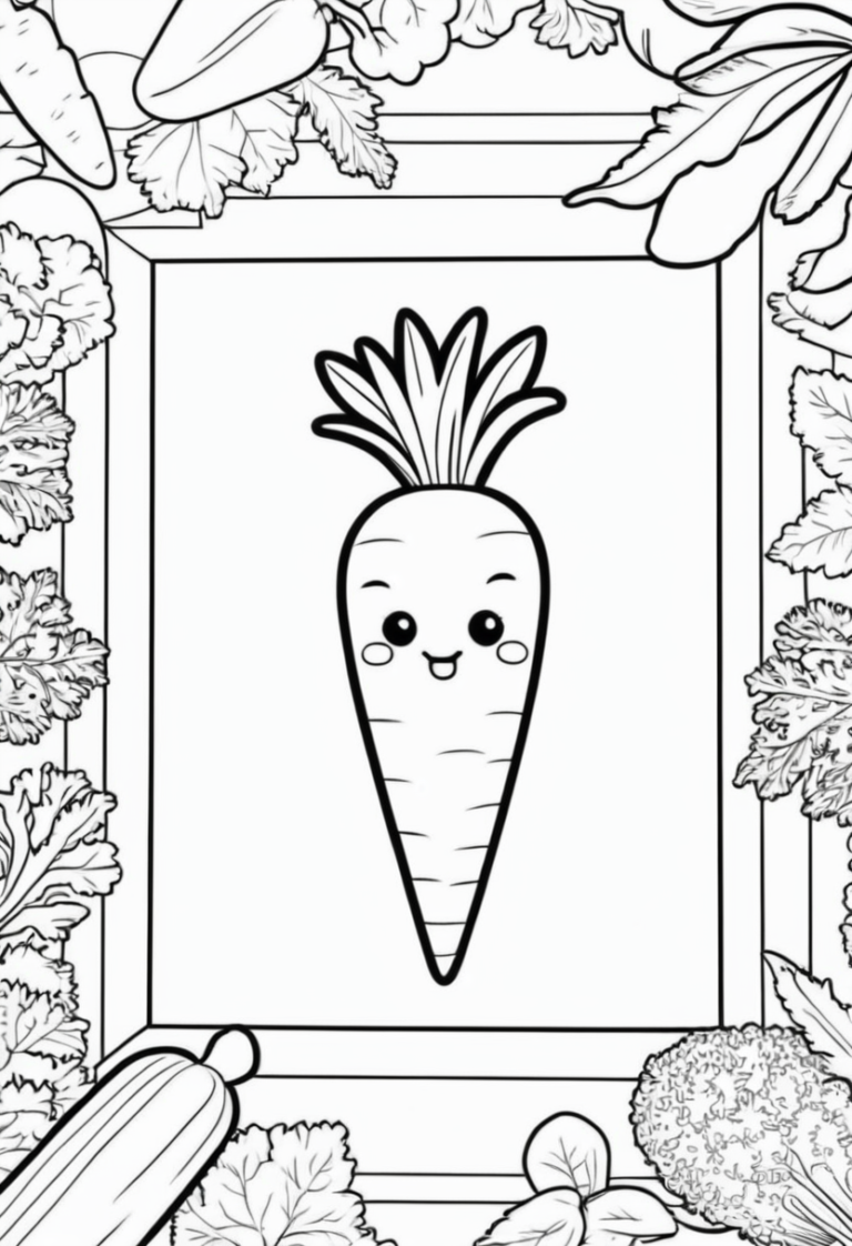 Educational Carrot Colouring Activities – Color My Pages