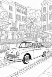 Car Coloring Sheet – Color My Pages