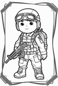 PUBG Coloring Sheets – Color My Pages