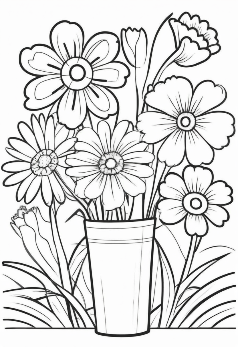 Free Flower Color Pages Printables Fun Download Free Printable