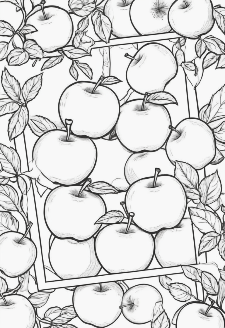 Creative Apple Coloring Ideas – Color My Pages