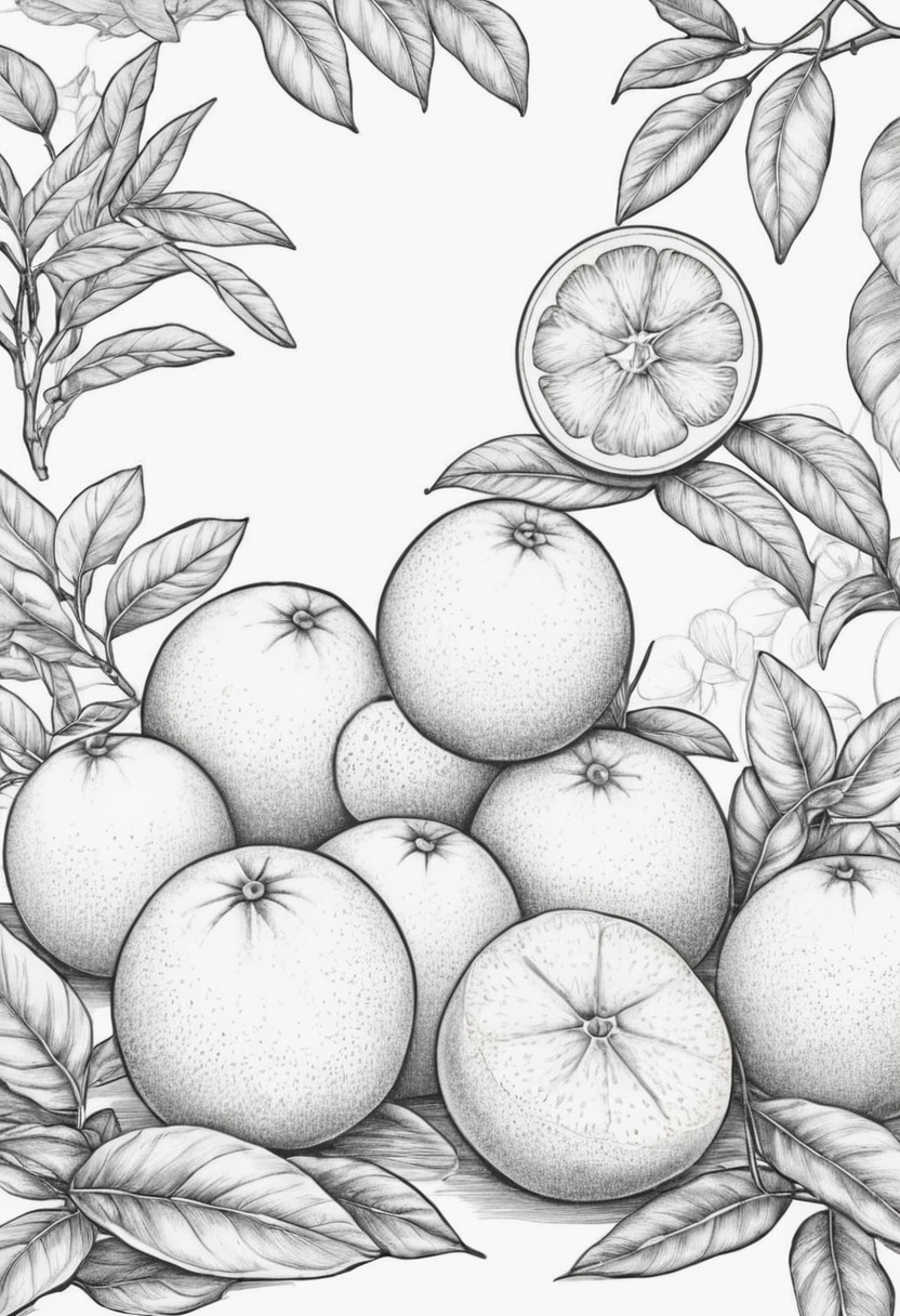 Fun Orange Coloring Pages for Kids – Color My Pages