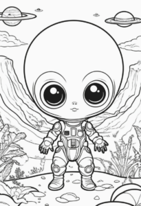Fun Alien Coloring Activities – Color My Pages