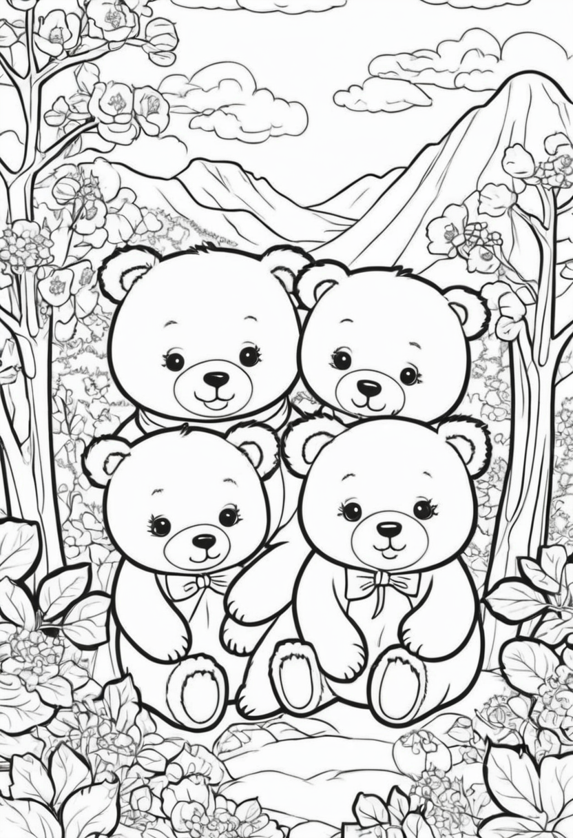 “Bear Coloring Fun for Kids” – Color My Pages
