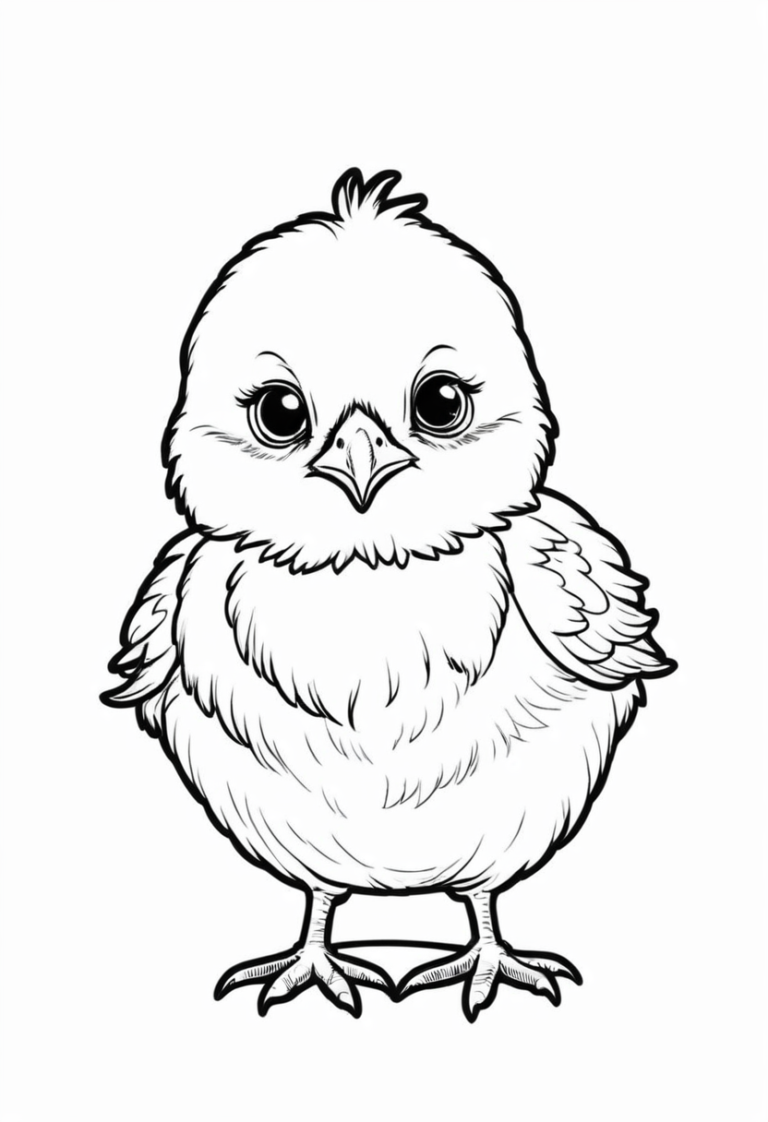 Adorable Chick Coloring Activities – Color My Pages