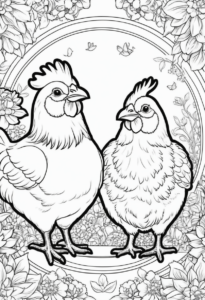 “Creative Chicken Coloring Sheets” – Color My Pages