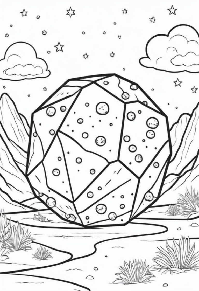 Fun Meteorite Coloring Pages – Color My Pages