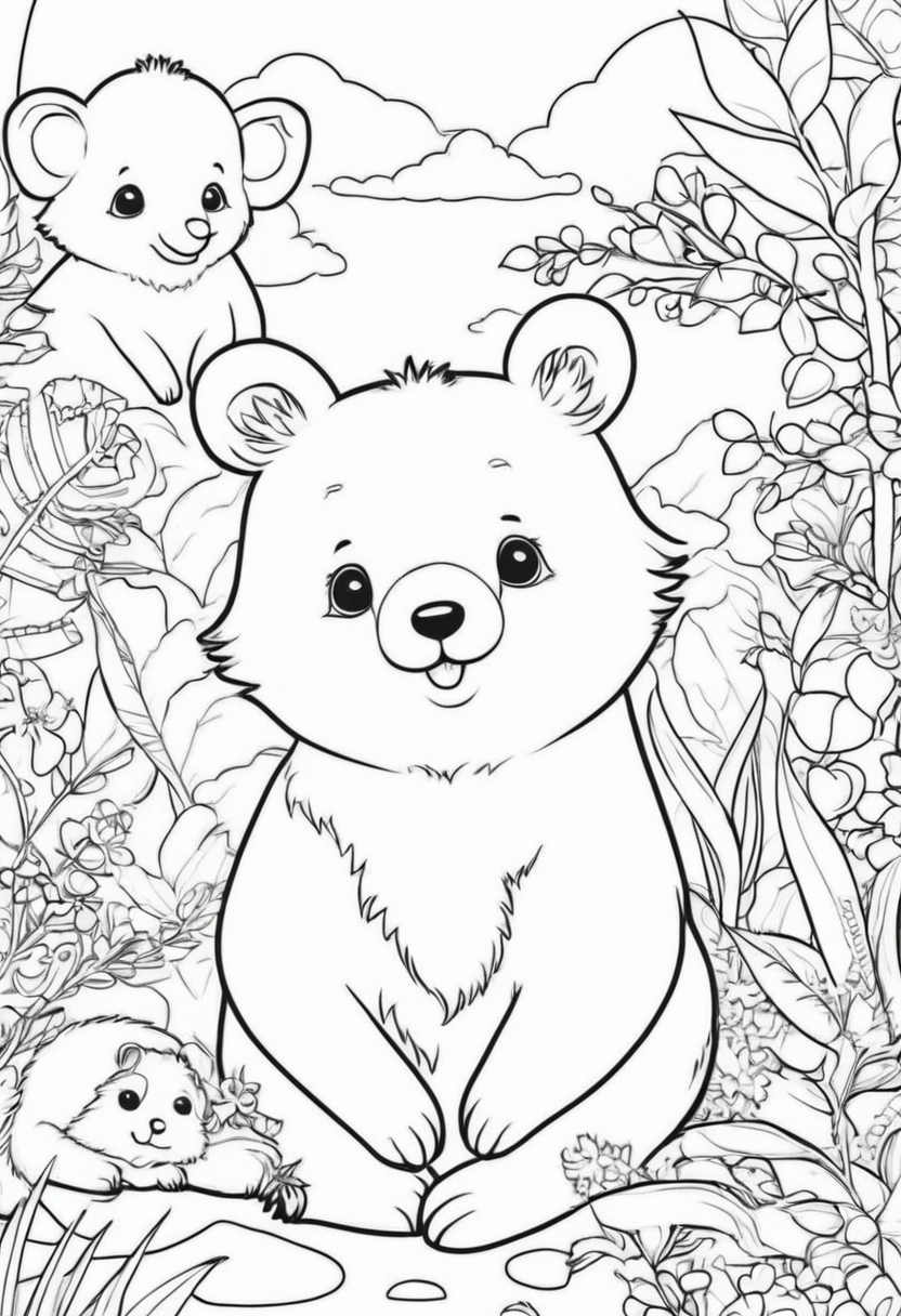 “Free Mixed Animals Coloring Printables” – Color My Pages