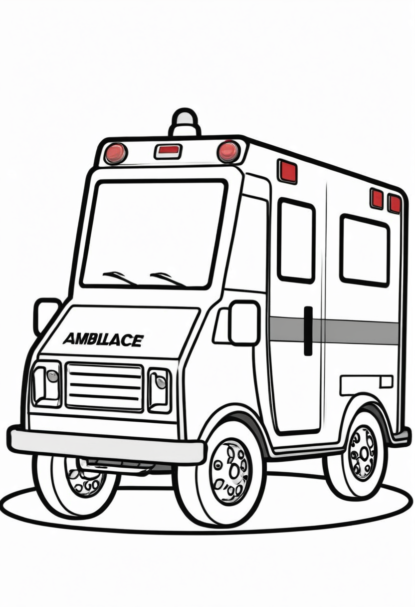 “Rescue Vehicle Coloring Sheets” – Color My Pages