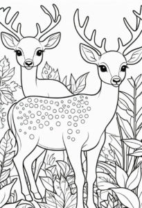 “Preschool Deer Coloring Activities for Kids” – Color My Pages