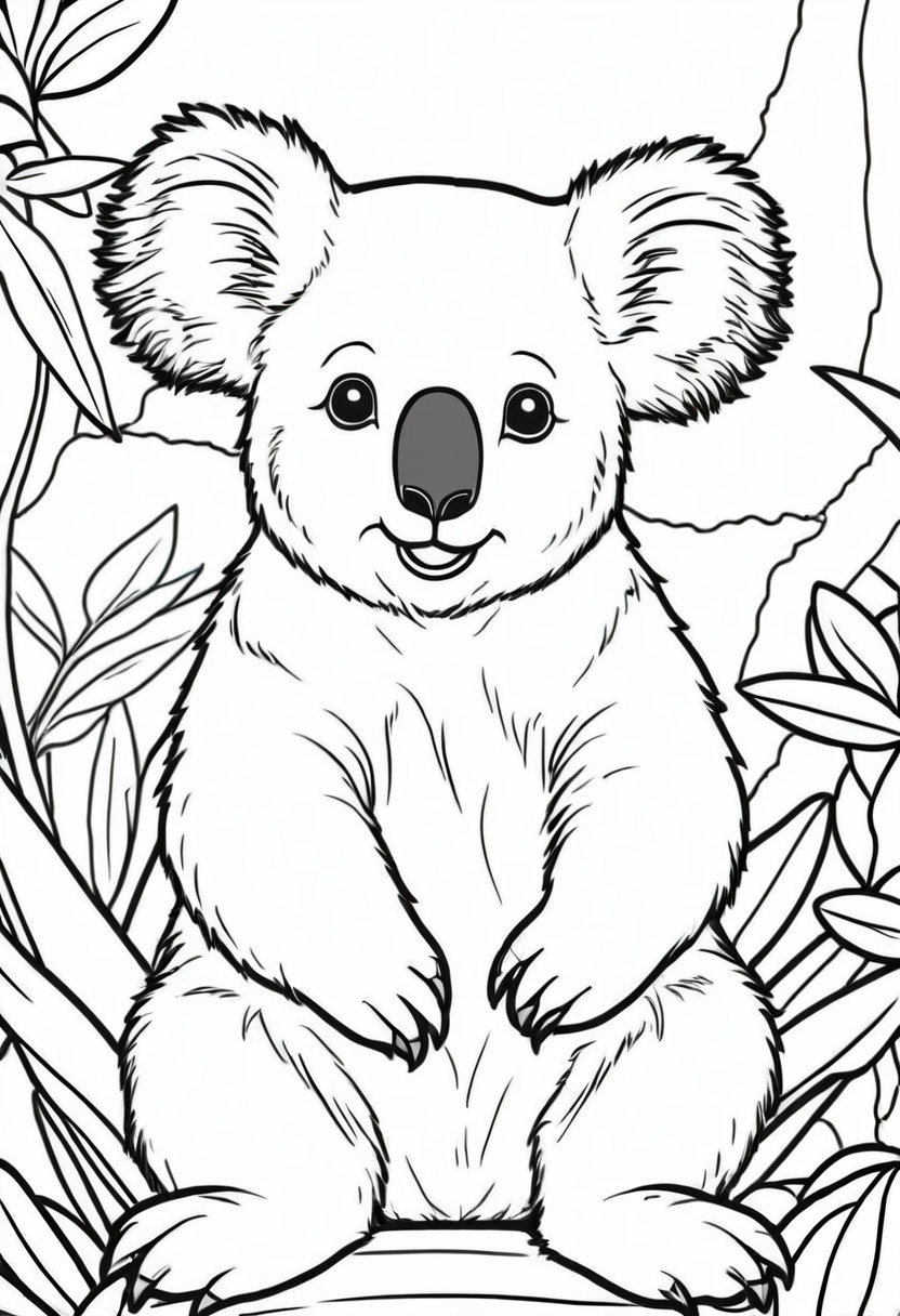 “Fun Koala Coloring for Kids” – Color My Pages