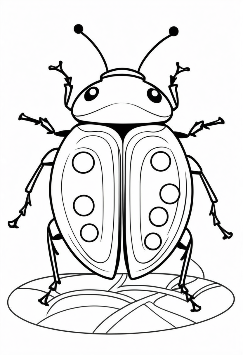 Ladybug Coloring Page for Kids – Color My Pages