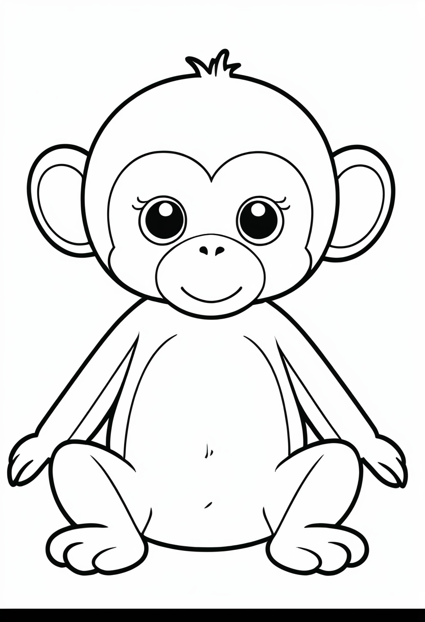 “Monkey Coloring Sheets: Free Download” – Color My Pages