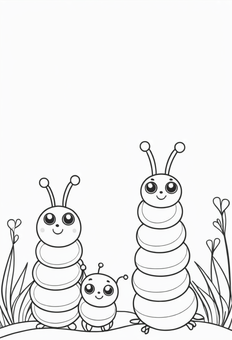 Preschool Caterpillar Coloring Ideas – Color My Pages