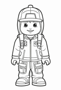 Roblox Game Coloring Page – Color My Pages
