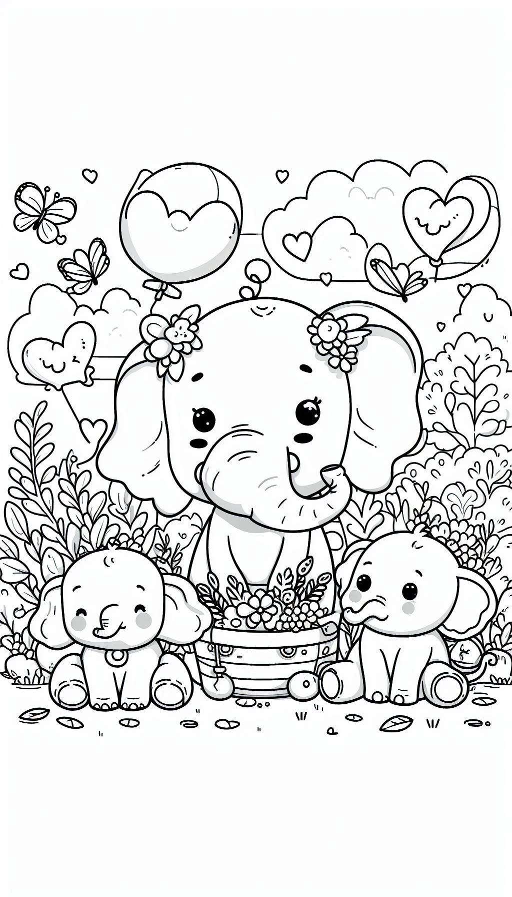 Elephant Coloring Pages for Fun – Color My Pages