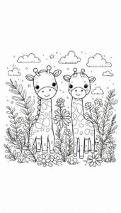 Coloring Giraffes: Educational and Fun – Color My Pages
