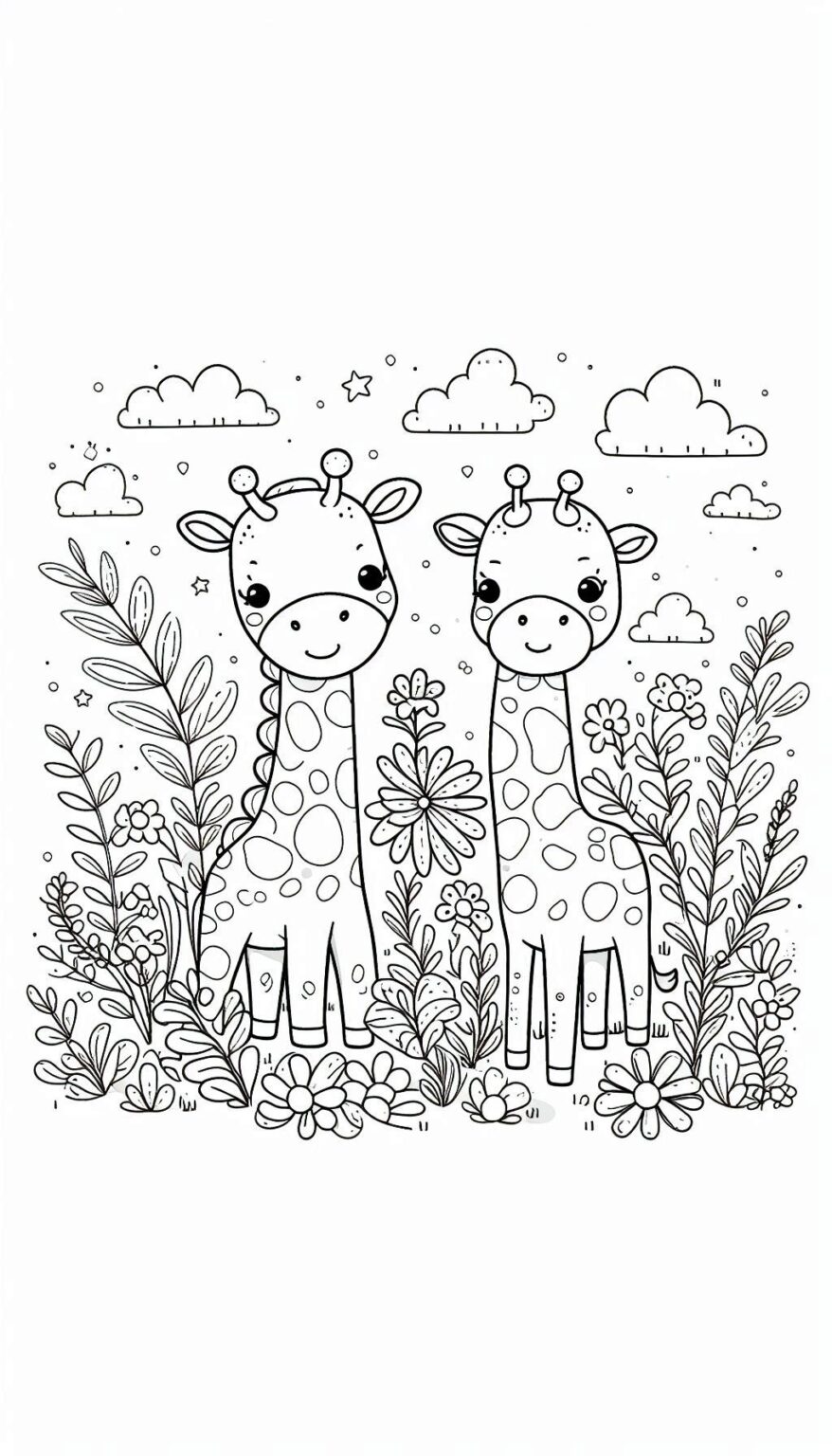 Coloring Giraffes: Educational and Fun – Color My Pages