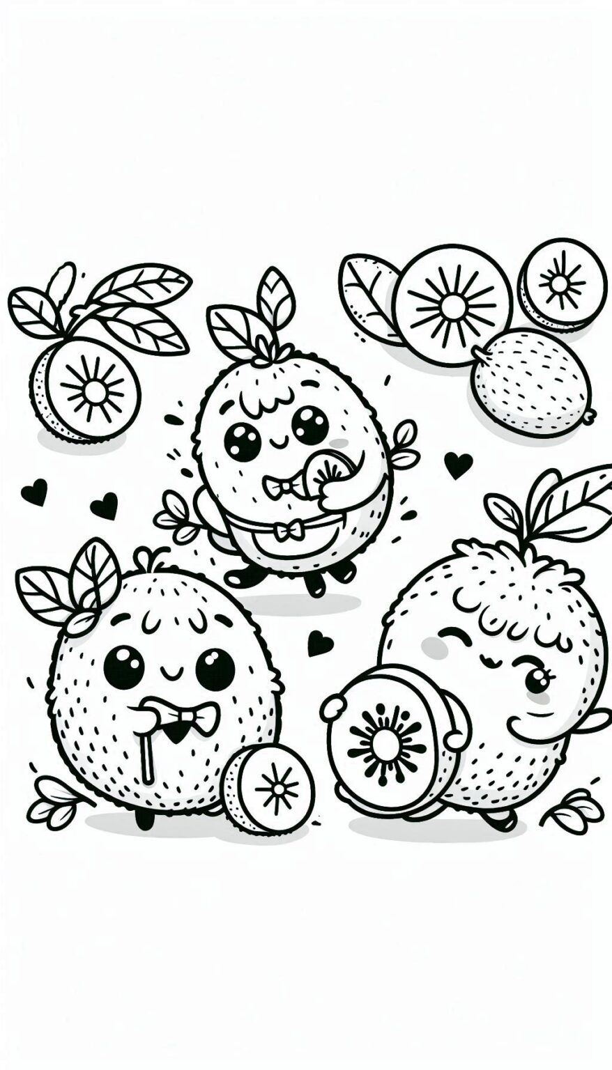 Kiwi Coloring Pages – A Tropical Twist to Coloring! – Color My Pages