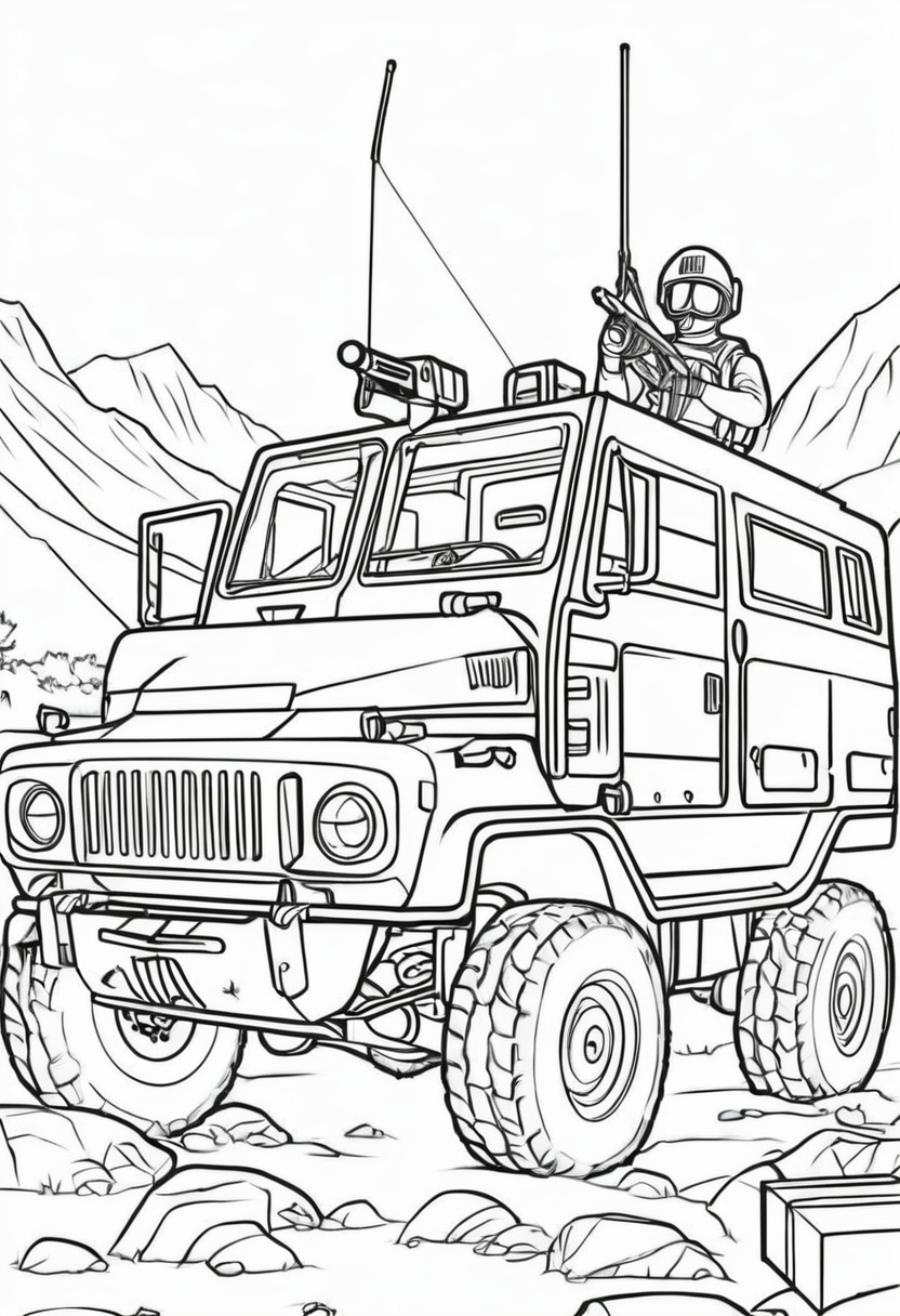 Free Printable PUBG Game Coloring Page – Color My Pages